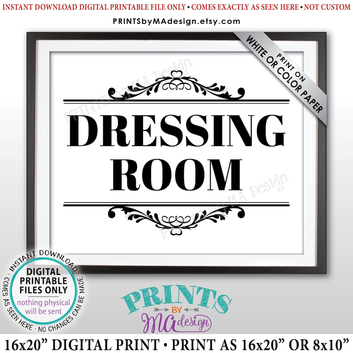 Dressing Room Sign Fitting Room Sign Privacy Please - Etsy