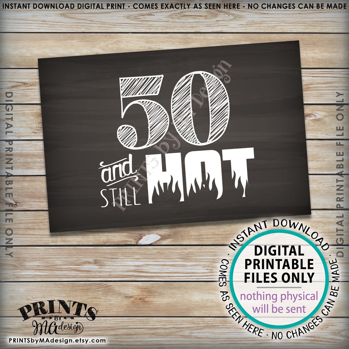 50th Birthday Signs 50th Candy Bar 50 Sucks Rocks Blows Can - Etsy