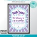 Carnival Welcome Sign, Welcome to the Carnival Entrance Sign, Custom ...