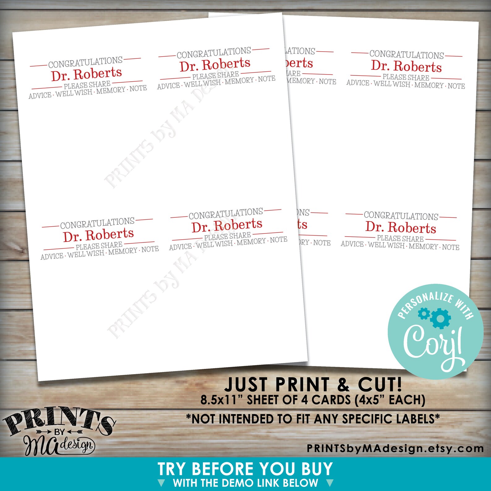 Congratulations Cards Memory Advice Wishes Graduation Party | Etsy