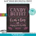 Candy Buffet Sign Grab a Bag & Enjoy Some Treats Sign Candy - Etsy