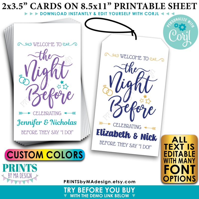 The Night Before - Etsy