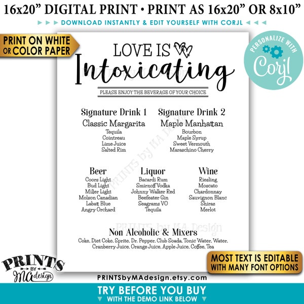 Love is Intoxicating - Etsy