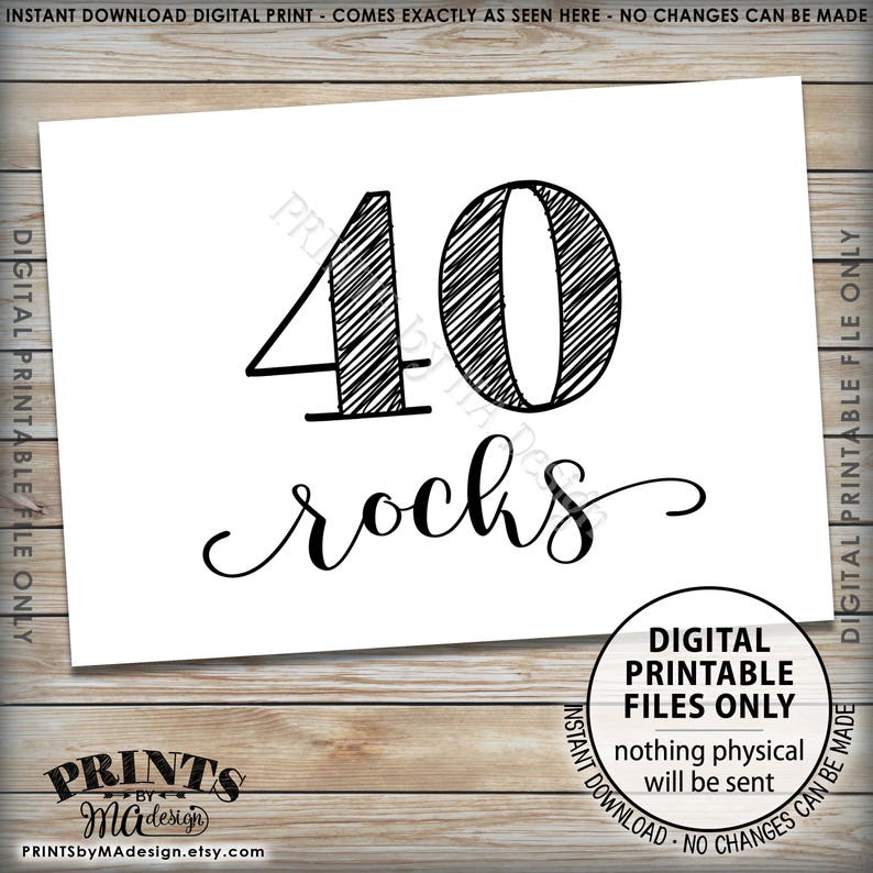 40th Birthday Signs, 40 Sucks 40 Rocks 40 Blows 40 Can Kiss It ...