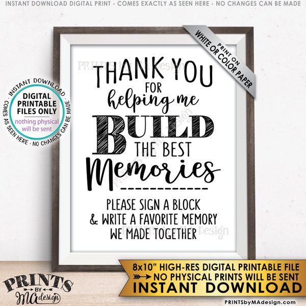Thank You for the Memories Banner - Etsy
