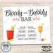 Bloody and Bubbly Bar Sign, Mimosas and Bloody Marys, Brunch Cocktails ...