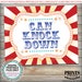 Can Knock Down Game Sign, Carnival Games, Circus Party Activities ...