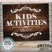 Kids Activities Sign Kids Table Wedding Sign Enjoy the Kids - Etsy