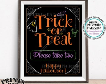 Halloween Candy Sign | Etsy