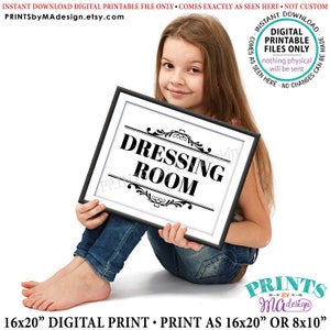 Dressing Room Sign, Fitting Room Sign, Privacy Please, PRINTABLE 8x10 ...