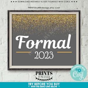 Prom Sign High School Prom Decorations Custom Text & - Etsy