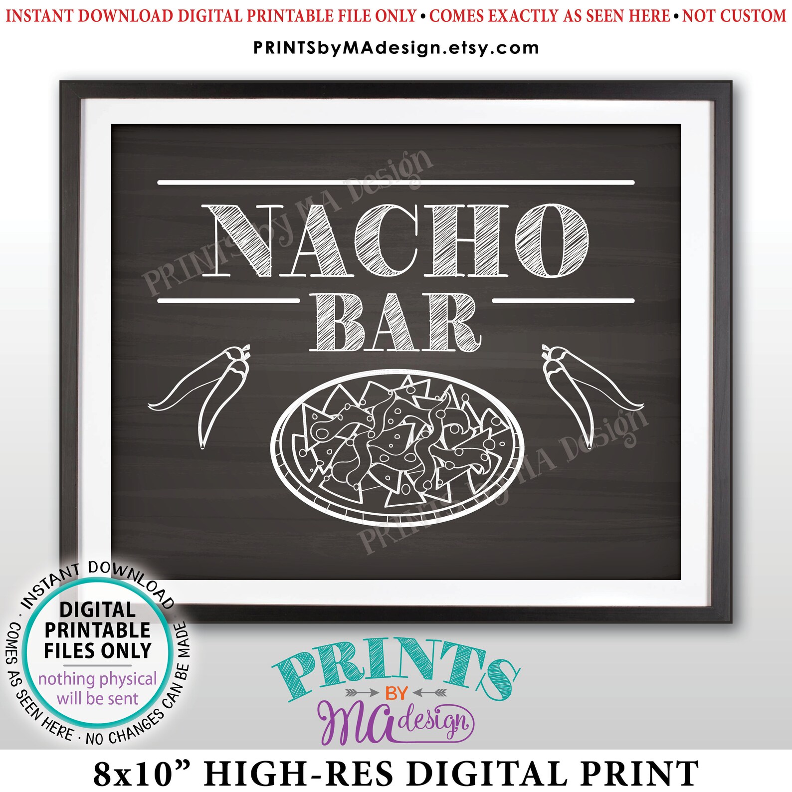 Nachos Sign Chips & Cheese Nacho Bar Sign Build Your Own - Etsy