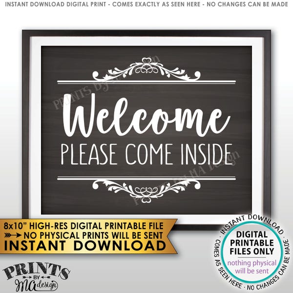 Welcome Chalkboard - Etsy