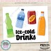Ice Cold Drinks Sign, School Concession Stand, Sports, Festival, Pop ...