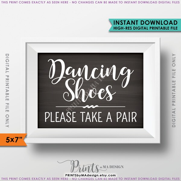 Dancing Shoes Sign - Etsy