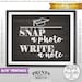 Snap a Photo and Write a Note Sign, Take a Photo. Graduation Party ...