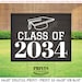 Class of 2034 Sign High School Graduation in 2034 PRINTABLE - Etsy