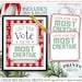 Vote for the Most Creative Voting Sign and Ballots, Ugly Christmas ...