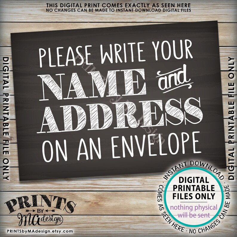 Address an Envelope Sign Graduation Party Birthday - Etsy
