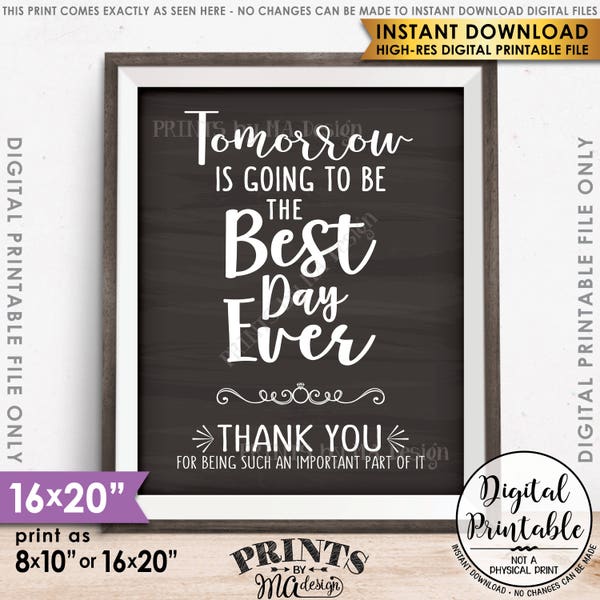 Tomorrow is Going to Be the Best Day Ever - Etsy