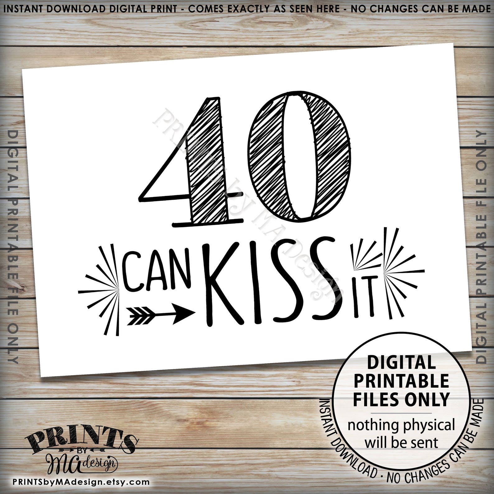 40th Birthday Candy Signs, 40 Sucks 40 Rocks 40 Blows 40 Can Kiss It ...