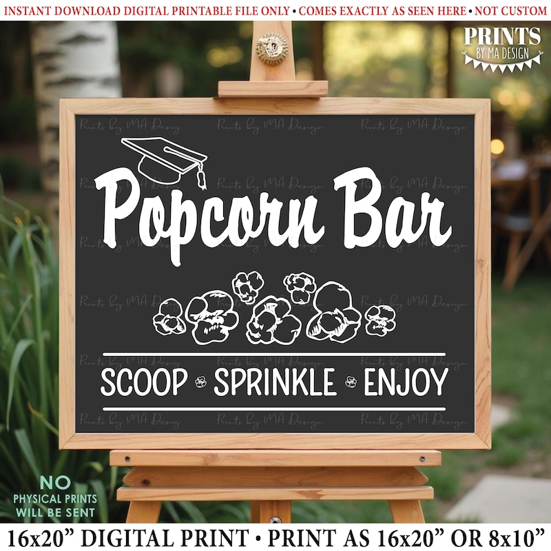 Popcorn Sign - Etsy