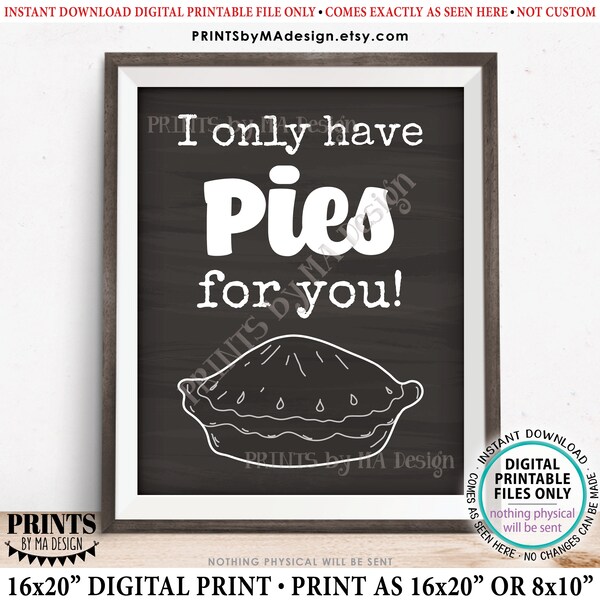 Pie Sign - Etsy