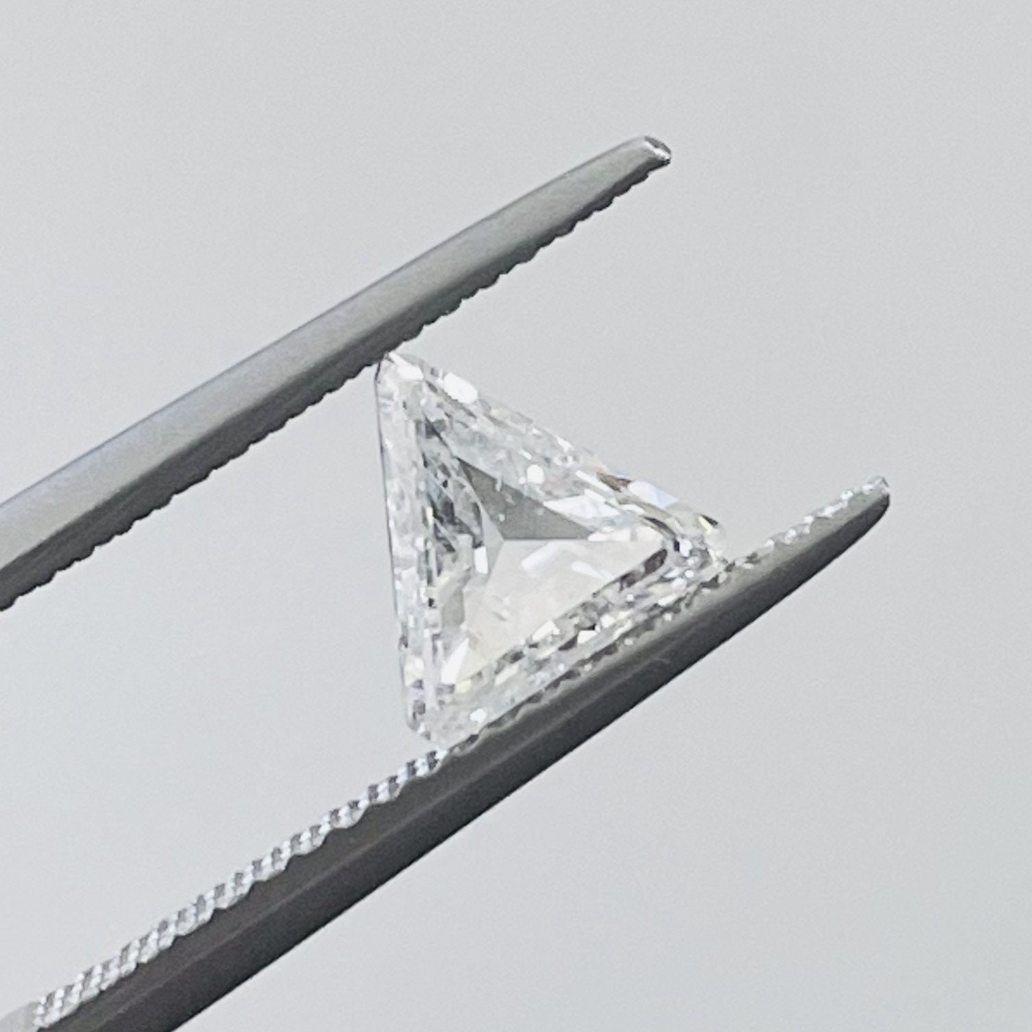 Modified Triangular Step Cut Diamond 0.90 Carat G I1 GIA Certified ...