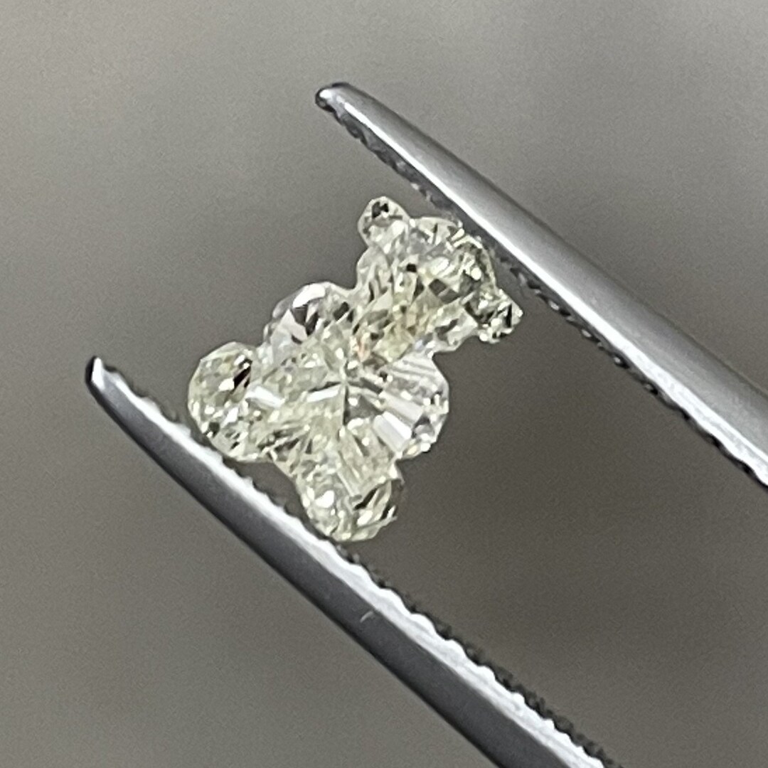 Amaizing Teddy Bear Special Cut Diamond 0.86 Carat L VS2 Certified ...