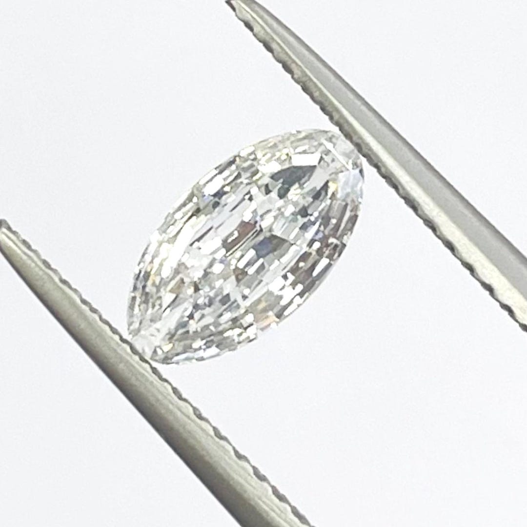 Oval Mixed Cut Diamond 0.90 Carat D SI2 GIA Certified - Natural Loose ...