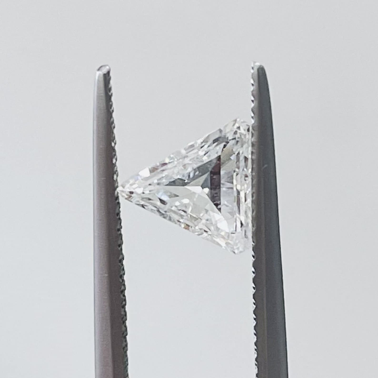 Modified Triangular Step Cut Diamond 0.90 Carat G I1 GIA Certified ...