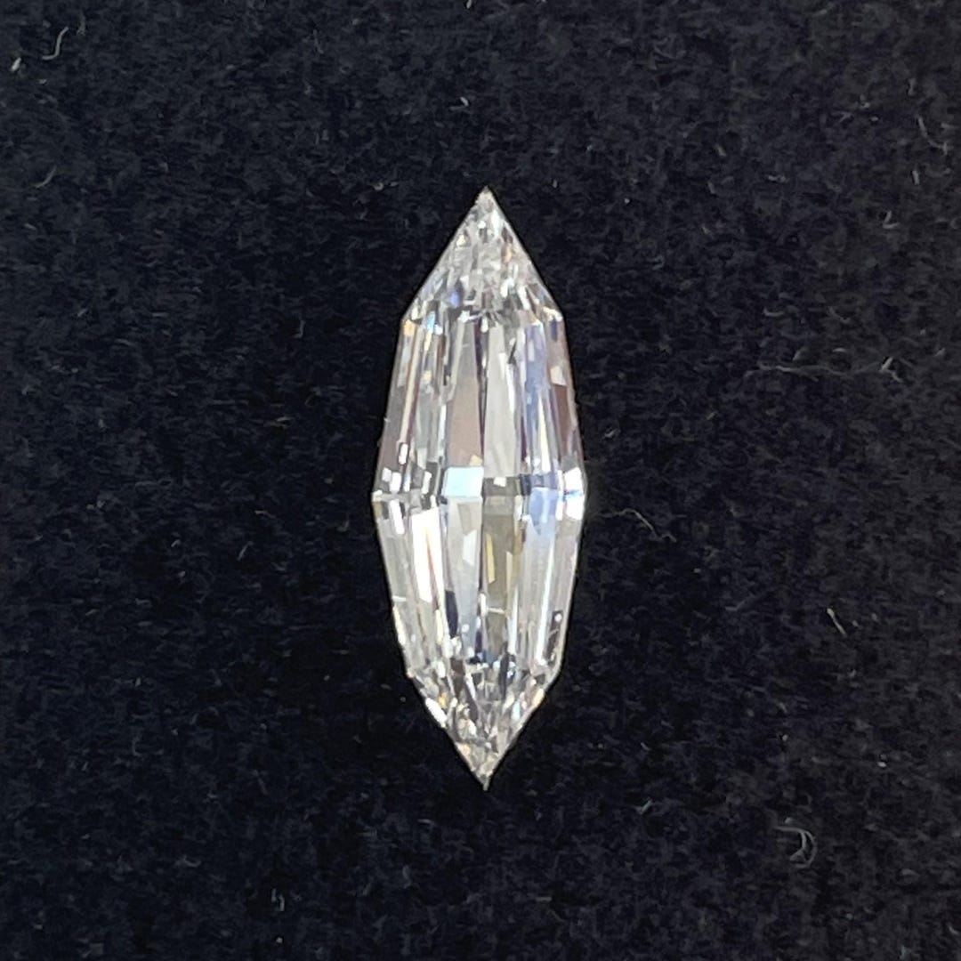 Marquise Step Cut Cut Diamond 1.01 Carat E SI2 Certified GIA Certified ...