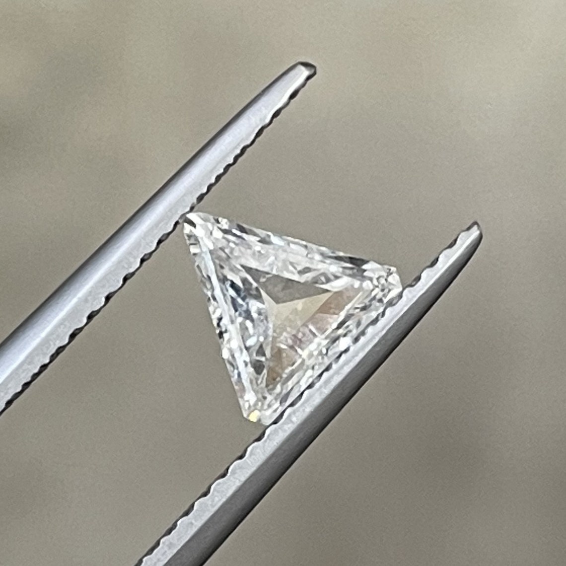 Modified Triangular Step Cut Diamond 0.90 Carat G I1 GIA Certified ...
