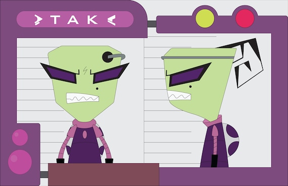 Invader Zim Gaz And Tak
