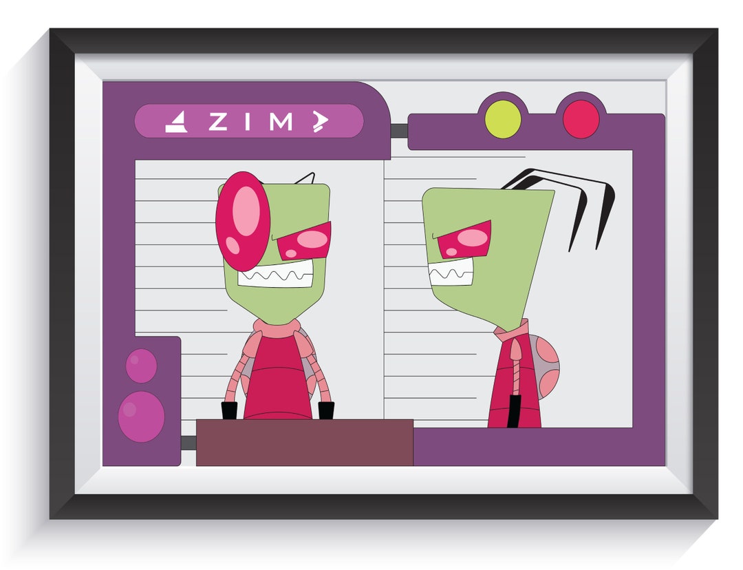 Invader Zim Zim - Etsy