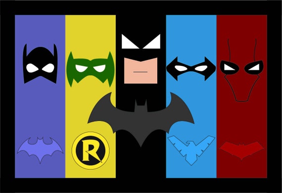 Batman And Robin Logo Wallpaper