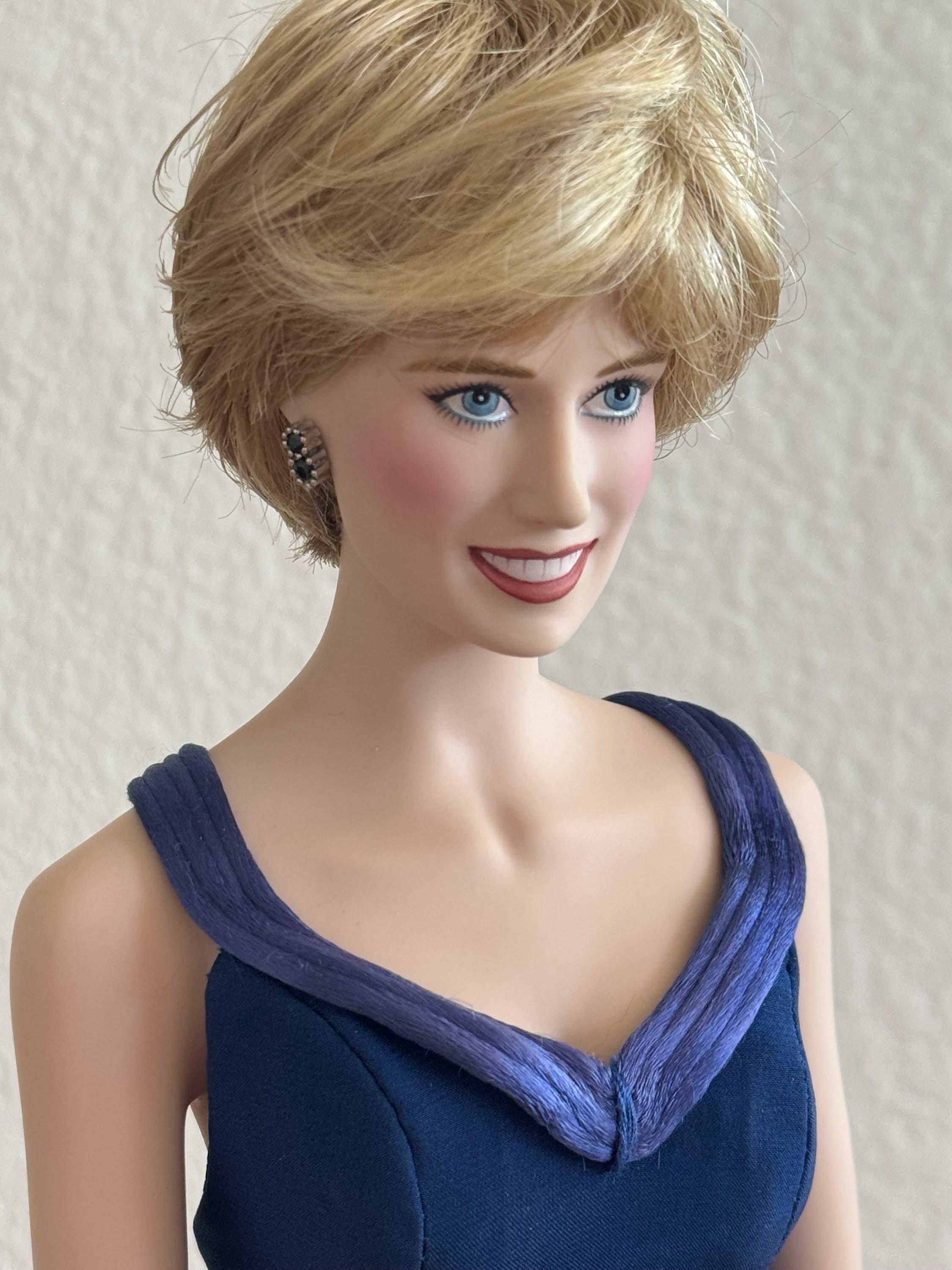 Vintage Porcelain Princess Diana Doll Princess of Wales Collectible ...