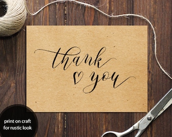 5x7 thank you cards | Etsy