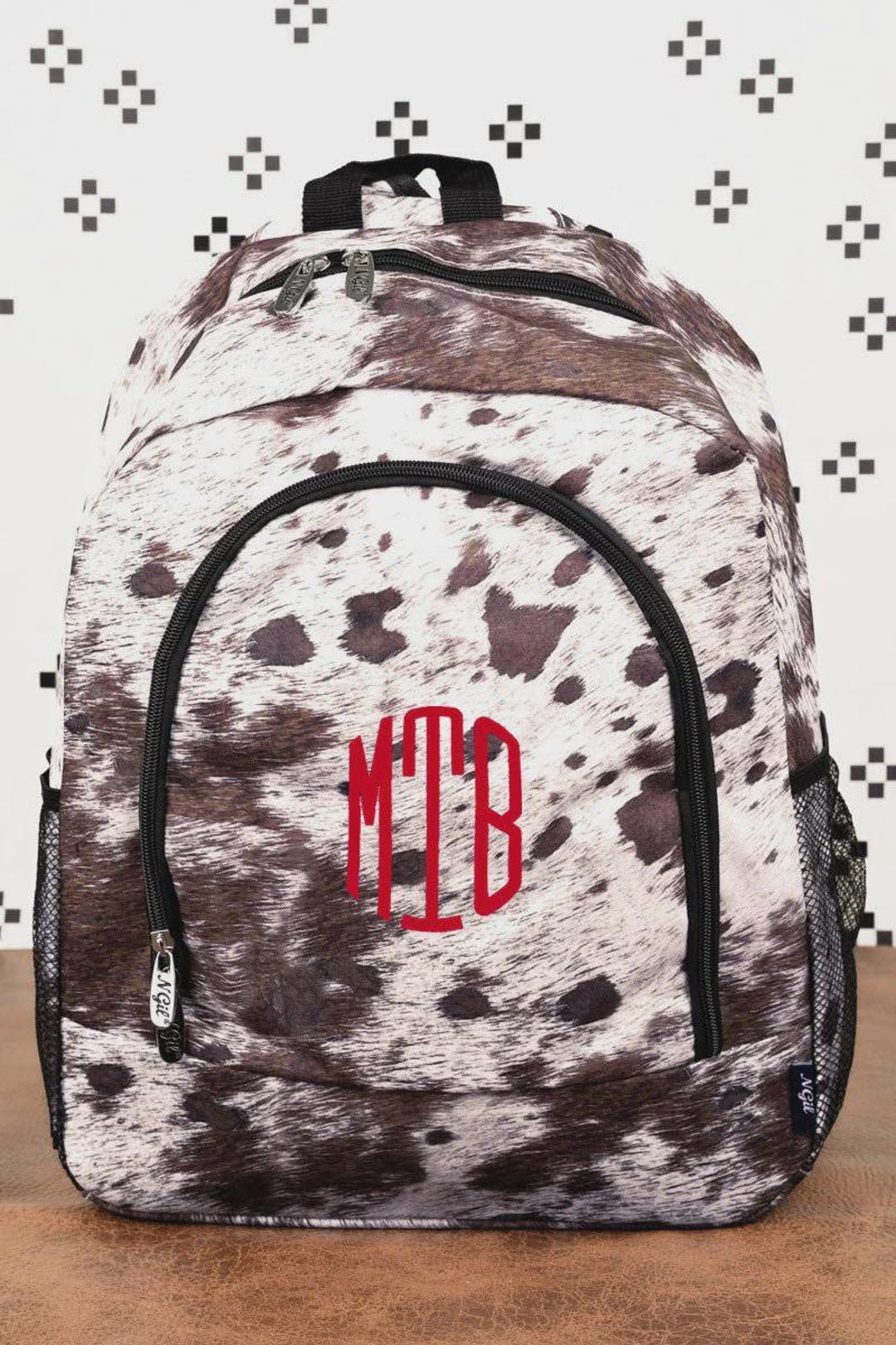 Moosic to My Ears Western Cow Print Canvas Backpack NGIL - Etsy