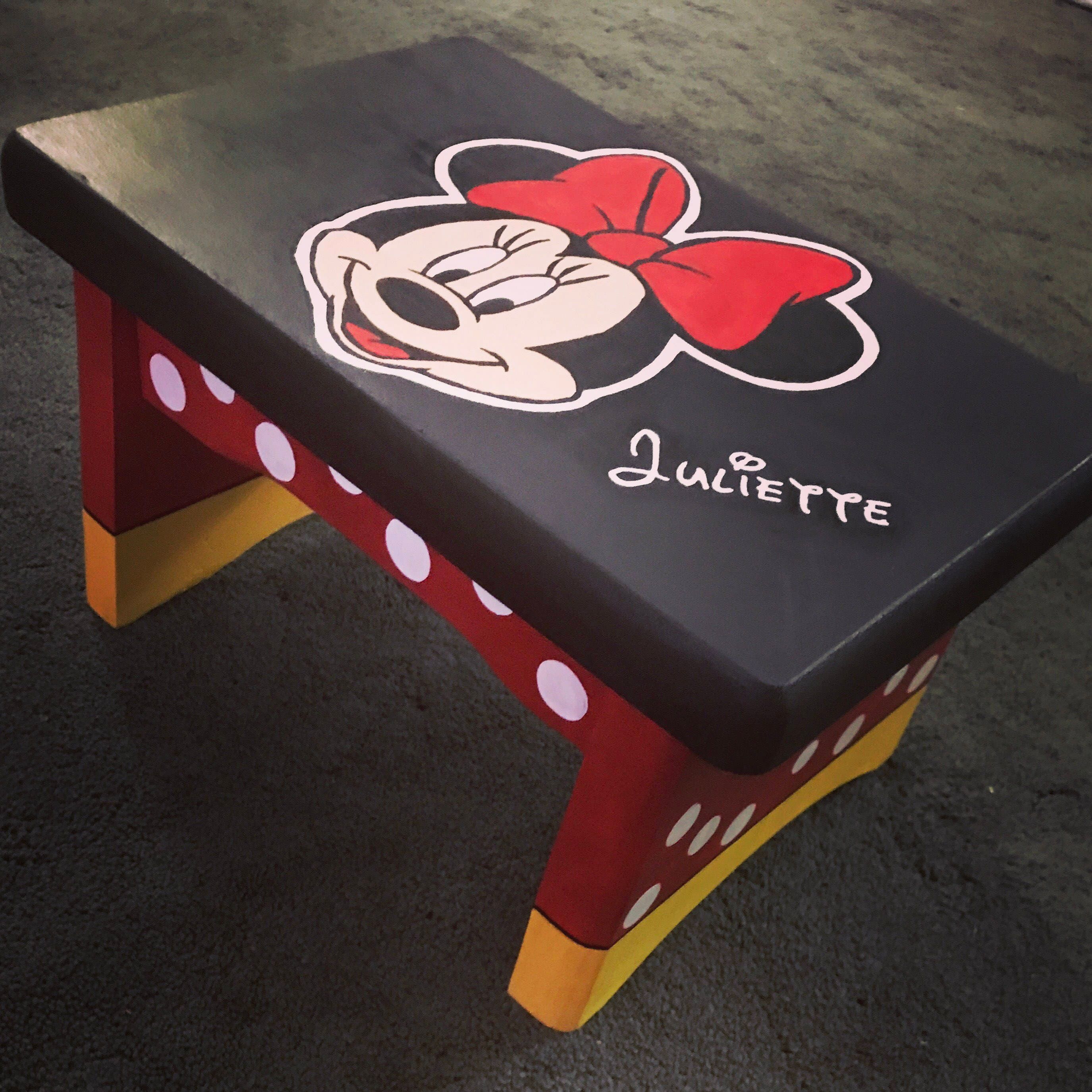 Character/personalized Children's Stool - Etsy