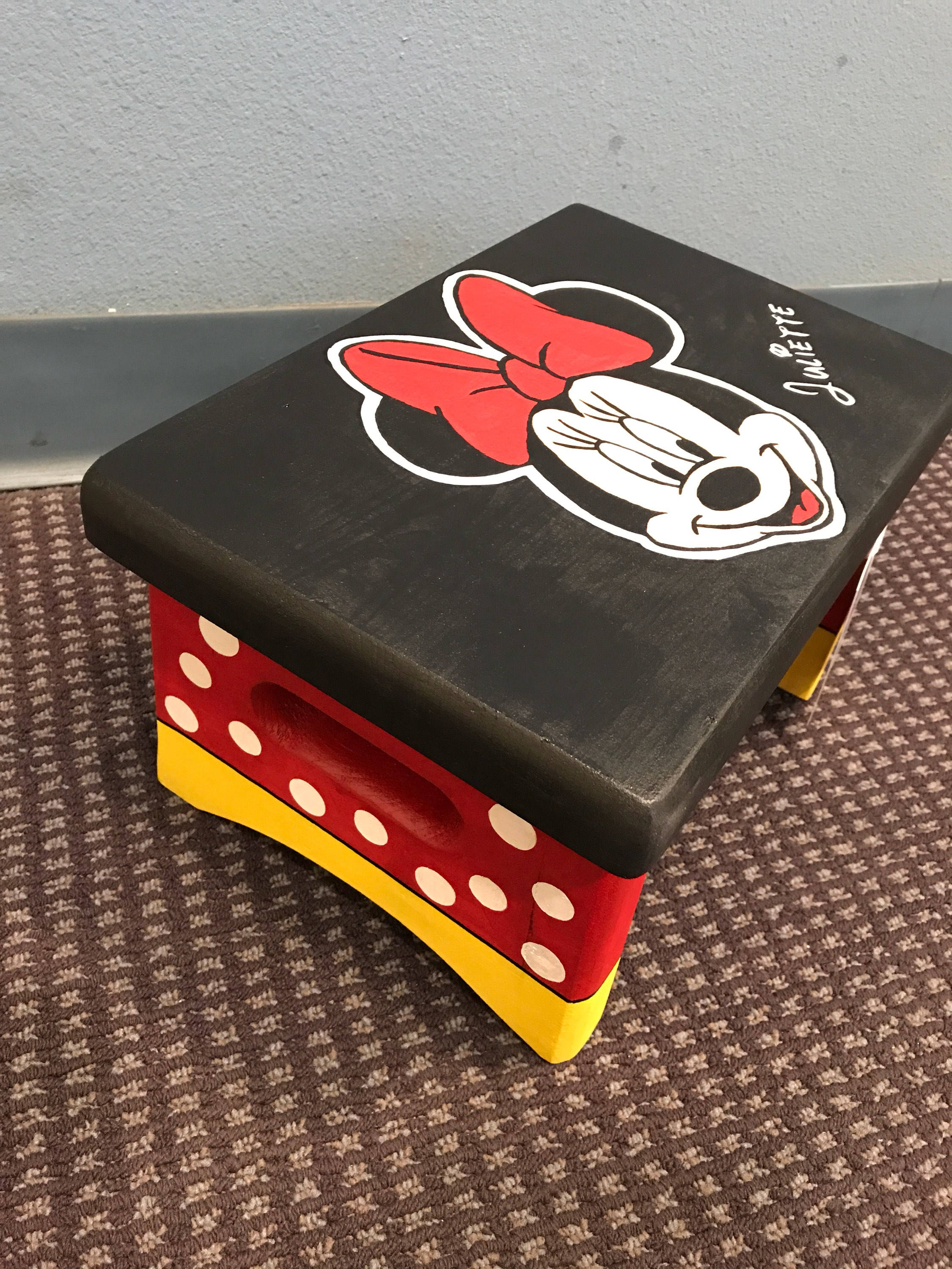 Character/personalized Children's Stool - Etsy