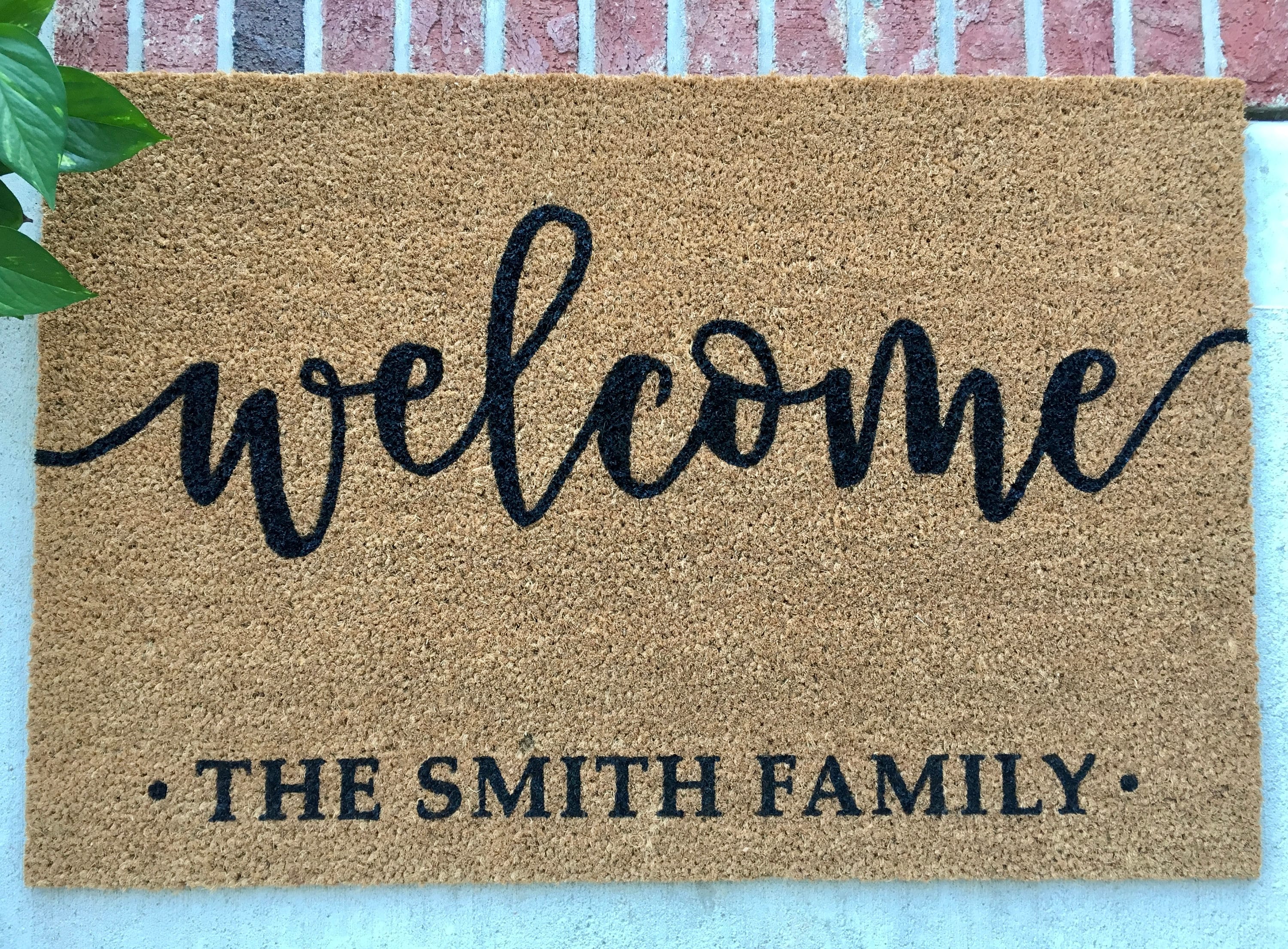Personalized Doormat // Hand-painted Door Mat // Personalized - Etsy