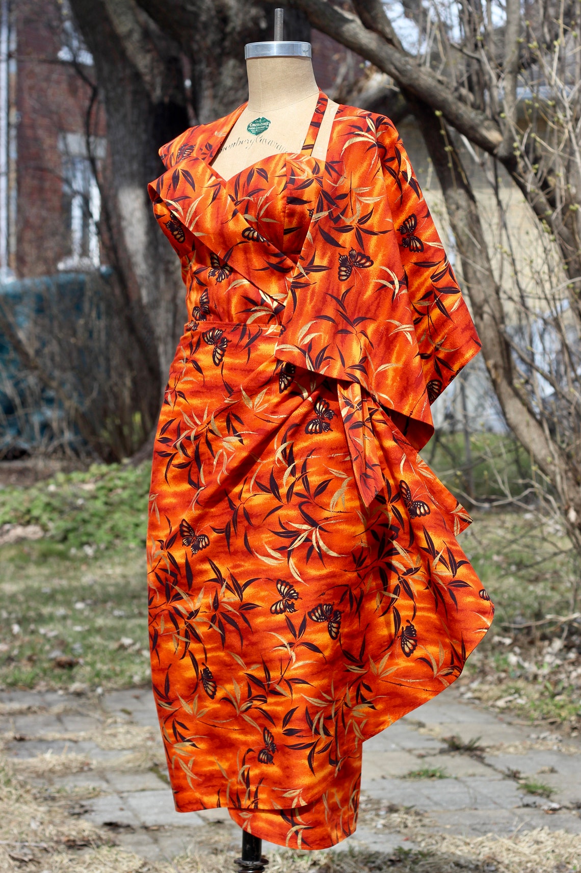 Hawaiian Dress and Kikepa Pinup Dress Tiki Dress Sarong - Etsy