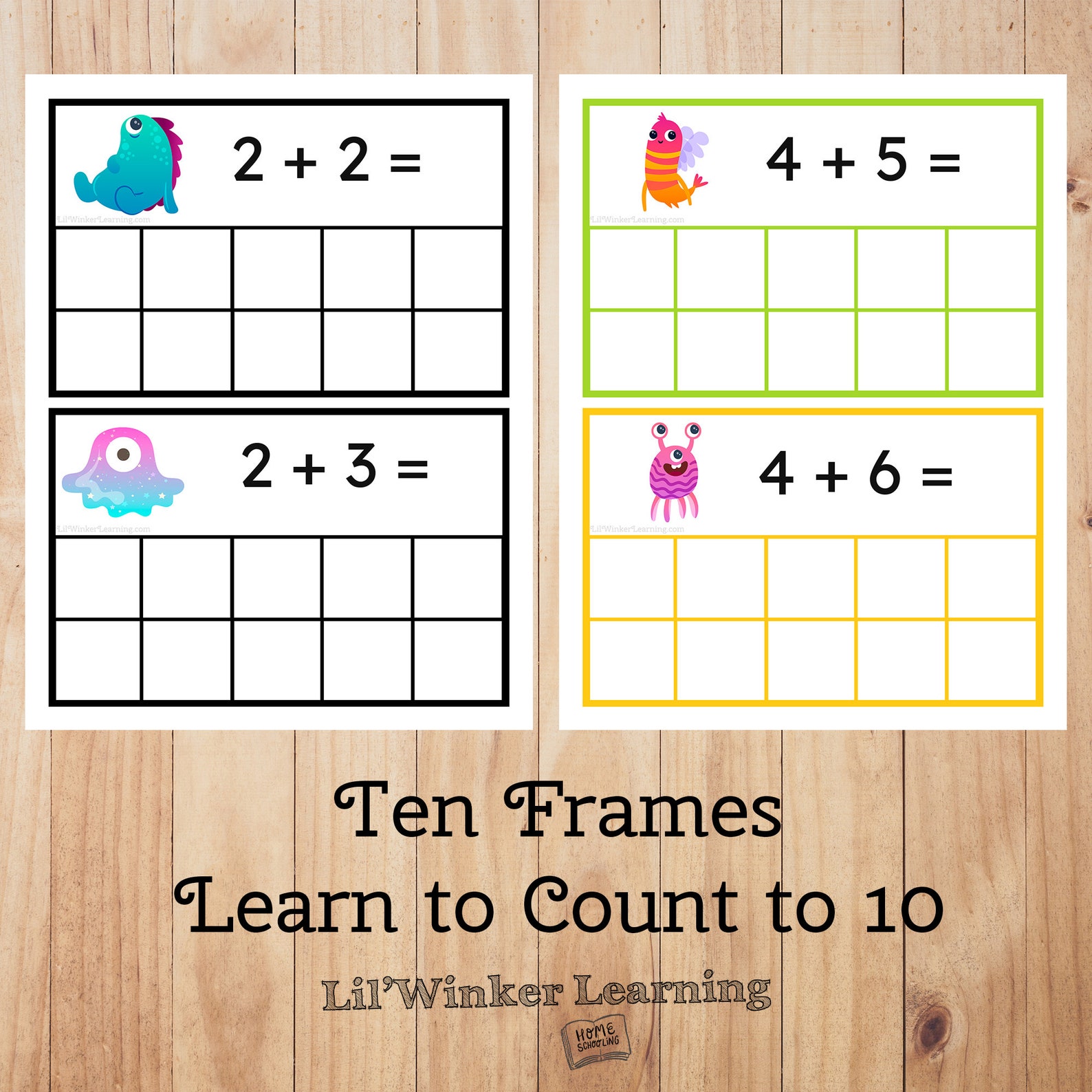 Preschool Worksheets Math Bundle, Number Flashcards for Prek ...