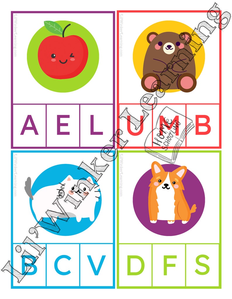 ABC Clip Cards, Alphabet Activities, Letter Recognition, Alphabet ...