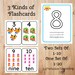 Preschool Worksheets Math Bundle, Number Flashcards for Prek ...