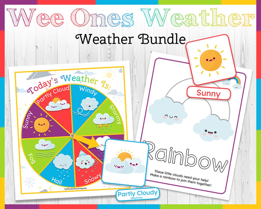 Weather Activities for Preschool, Toddler Weather Activity, Pre-k Busy ...