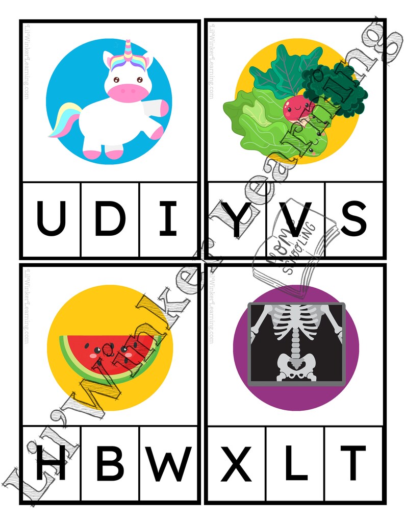 ABC Clip Cards, Alphabet Activities, Letter Recognition, Alphabet ...