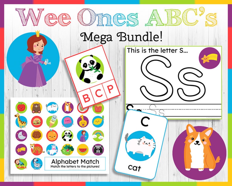 Alphabet Activities Bundle ABC Playdough Mats Alphabet - Etsy