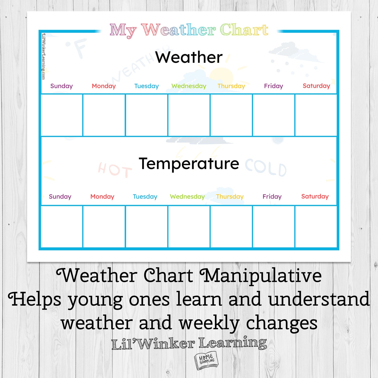 Preschool Weather Chart, Weather Activities, Nature Studies, Toddler ...